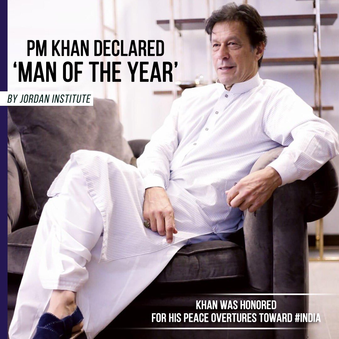 Prime Minister Imran Khan declared ‘Muslim Man of the Year’ – THE ODD ONEE