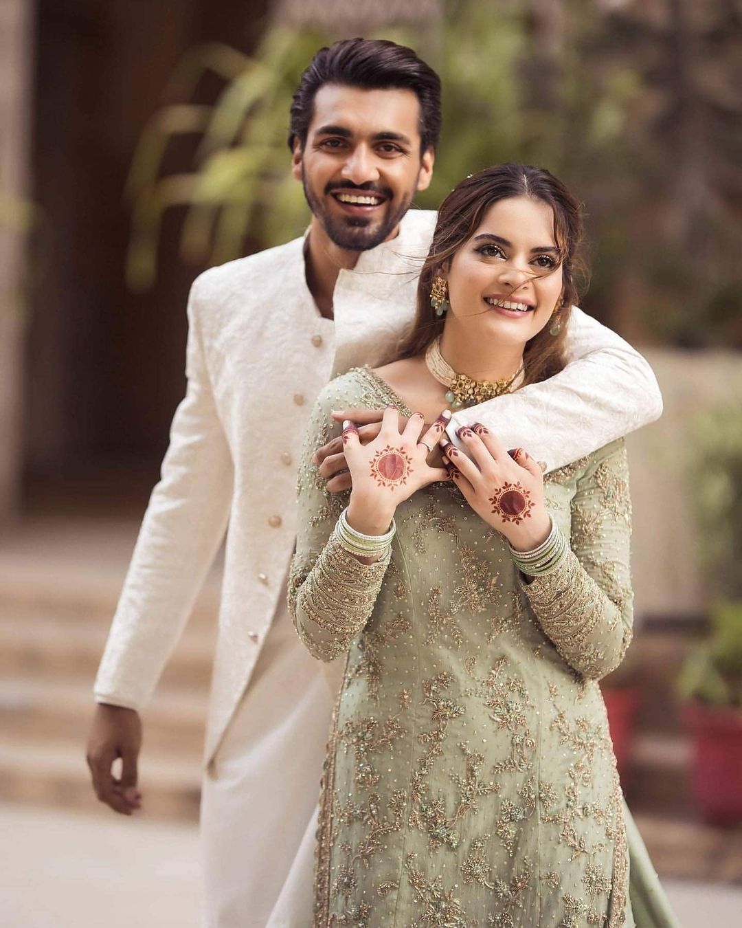 Minal Khan And Ahsan Mohsin Ikram Engagement PhotoShoot – THE ODD ONEE