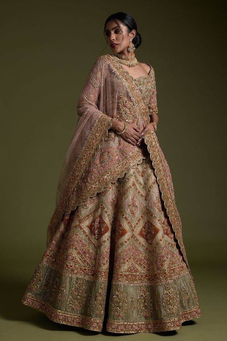 Pastel Bridal Lehenga for summer weddings – THE ODD ONEE